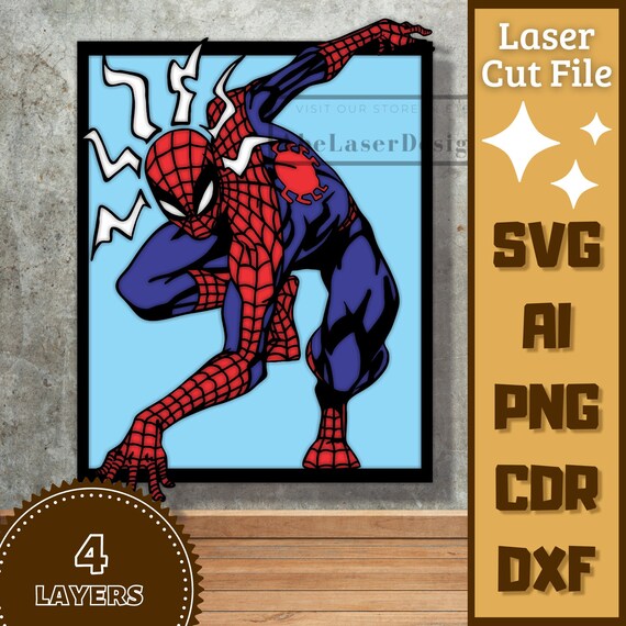 Video Game Superheroe Movies Cartoon SVG. Vector Laser Cut. - Etsy