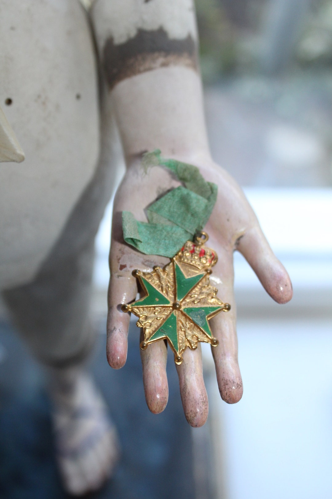Erhard & Sohne Miniature Gilt Metal Medal for Doll, Circa 1900 - Etsy