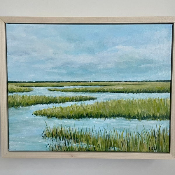 Salt Marsh Painting - Etsy