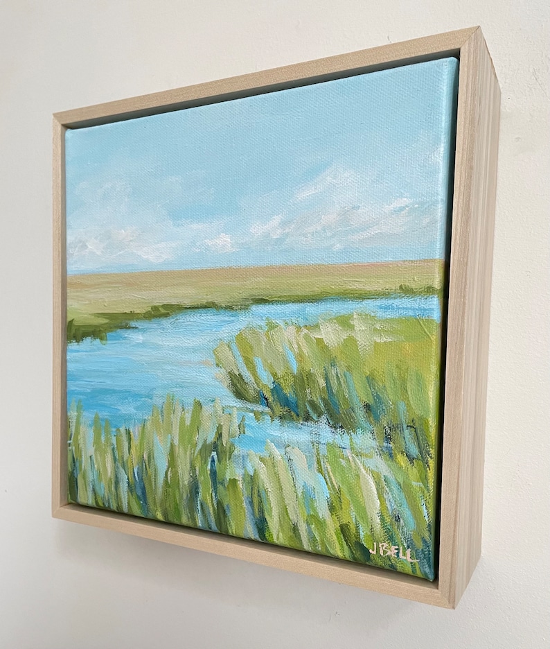 Salt Marsh, Coastal Decor, Beach Decor, Wall Art, Original Painting ...