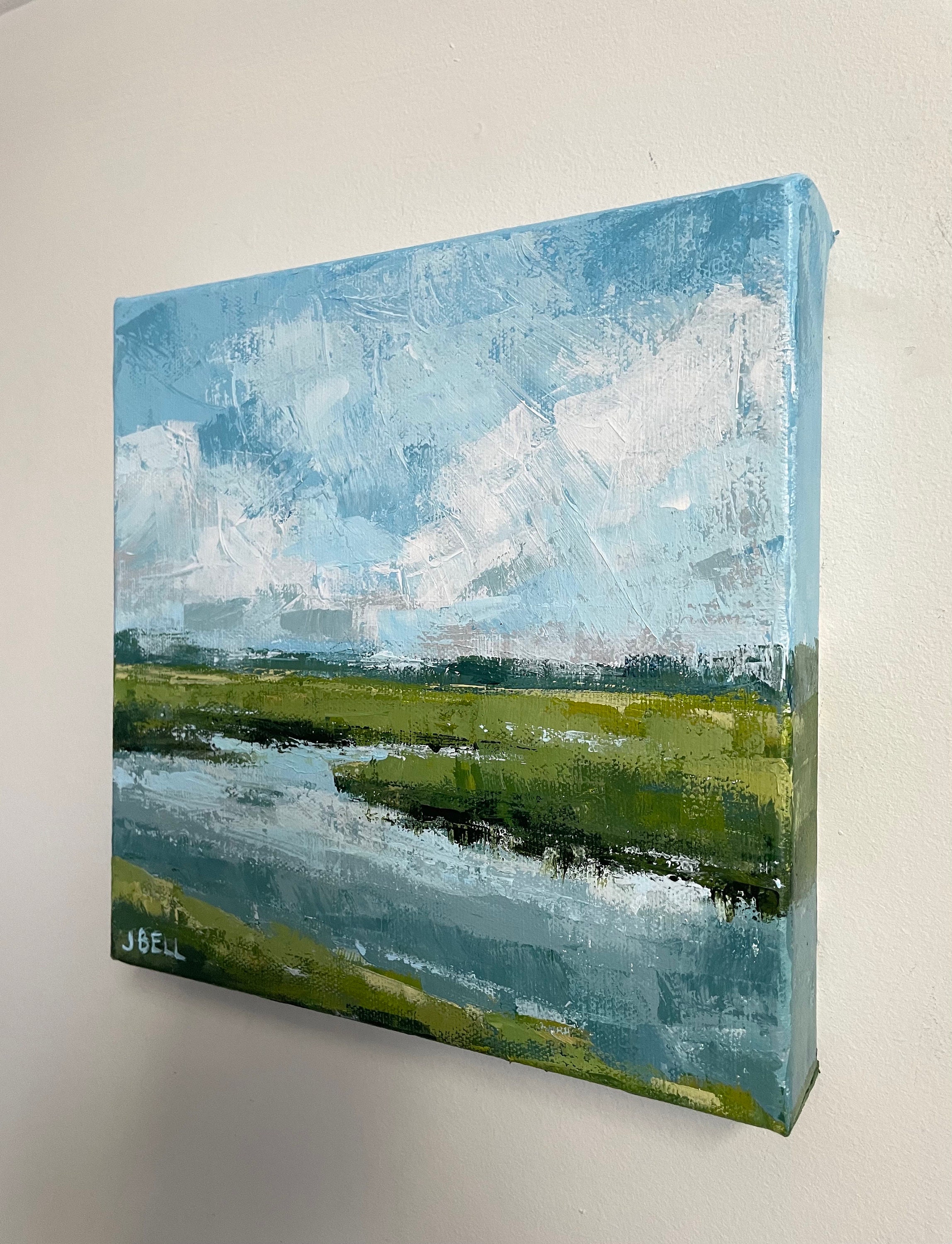 Salt Marsh, Coastal Decor, Beach Decor, Wall Art, Abstract Landscape ...
