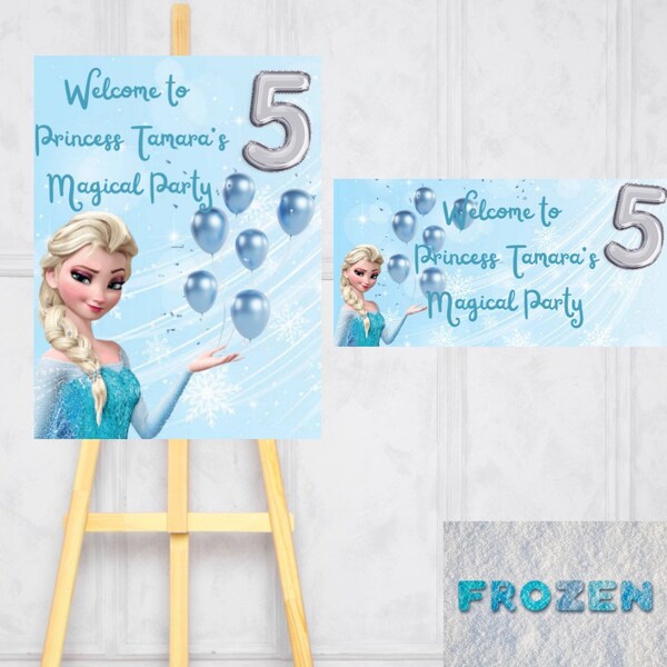 Frozen Welcome Sign - Etsy UK