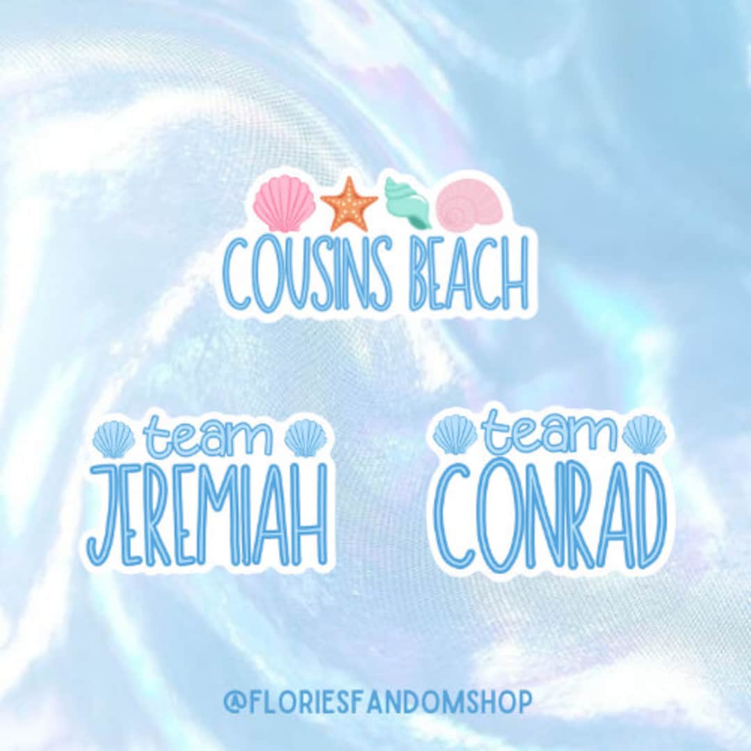 The Summer I Turned Pretty Stickers, Tsitp Stickers, Team Conrad Sticker, Team Jeremiah Sticker ...
