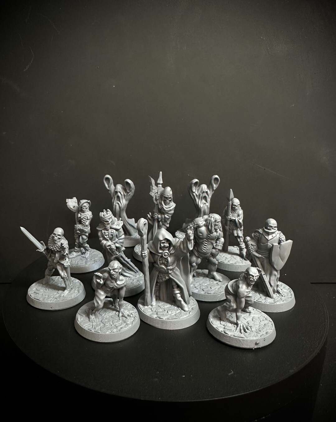 3D Printed RPG Miniatures Undead Briteminis - Etsy