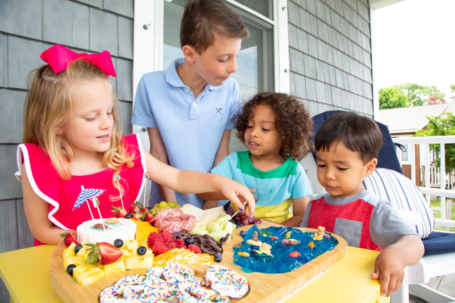 Large Rainbow Charcuterie Board, Kids Charcuterie Board, St. Patrick's ...