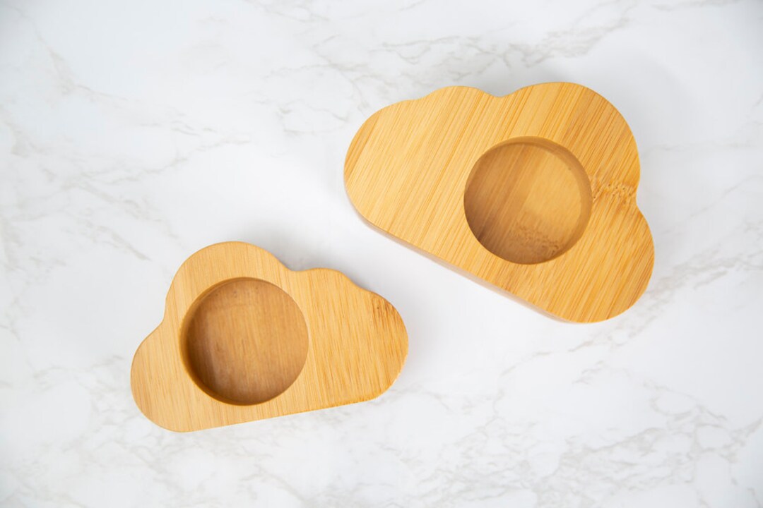 Bamboo Cloud Dipping Cups | Kids Condiment Bowls, Charcuterie - Etsy
