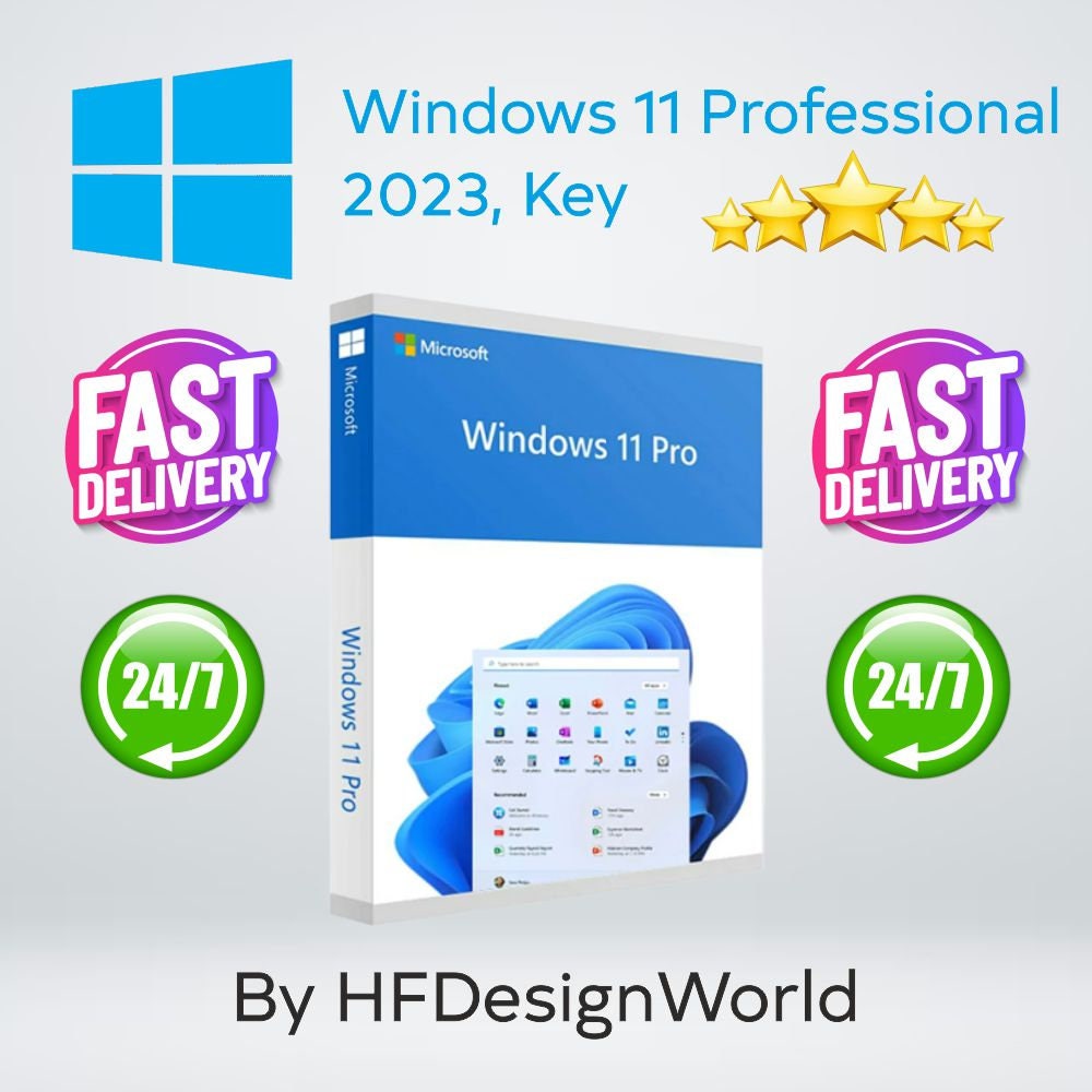 Windows 11 Professional 2023 Key Life Time Key Activation - Etsy