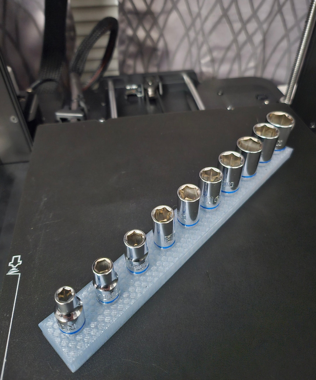 1/4th Socket Holder Tray Holds 10 Sockets - Etsy