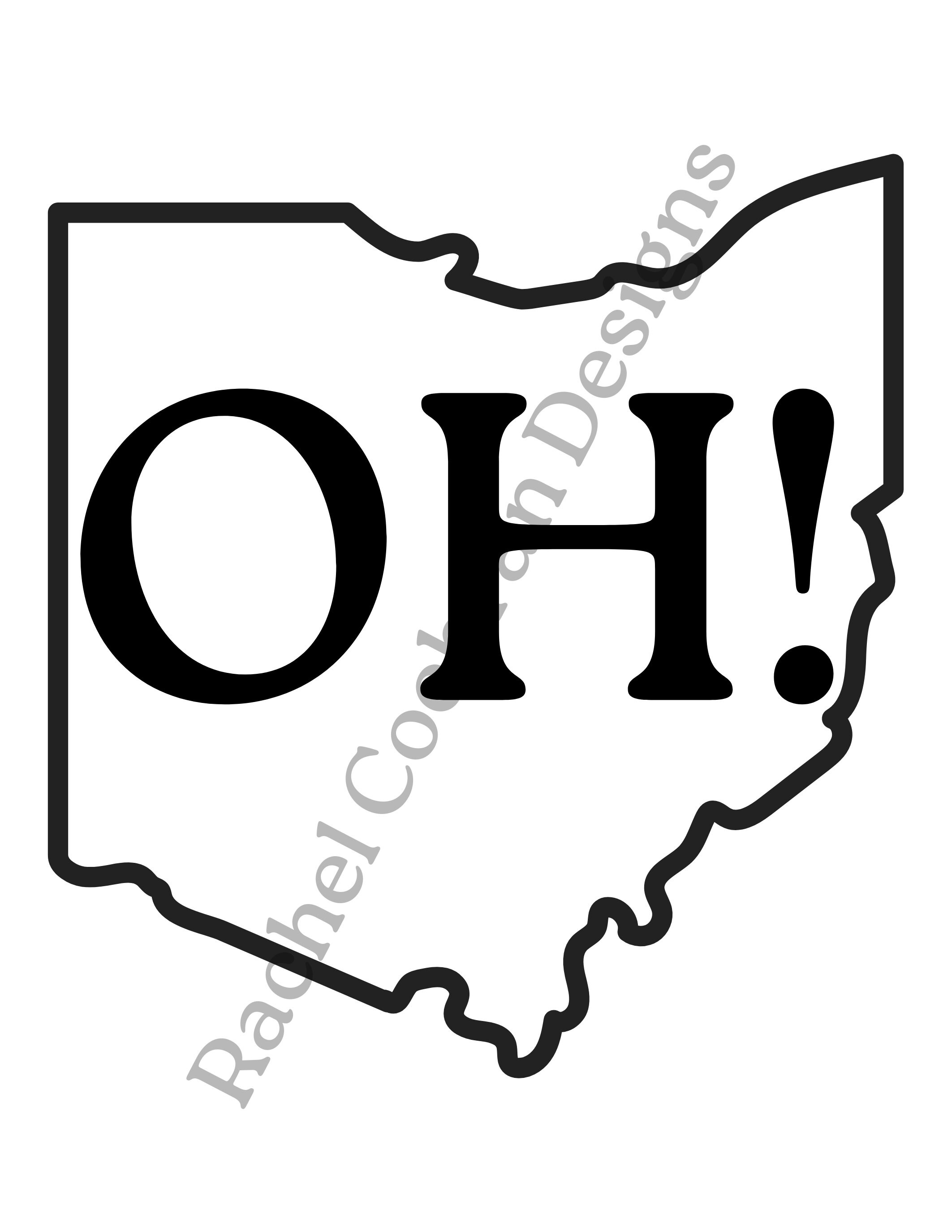 OH Ohio PNG - Etsy