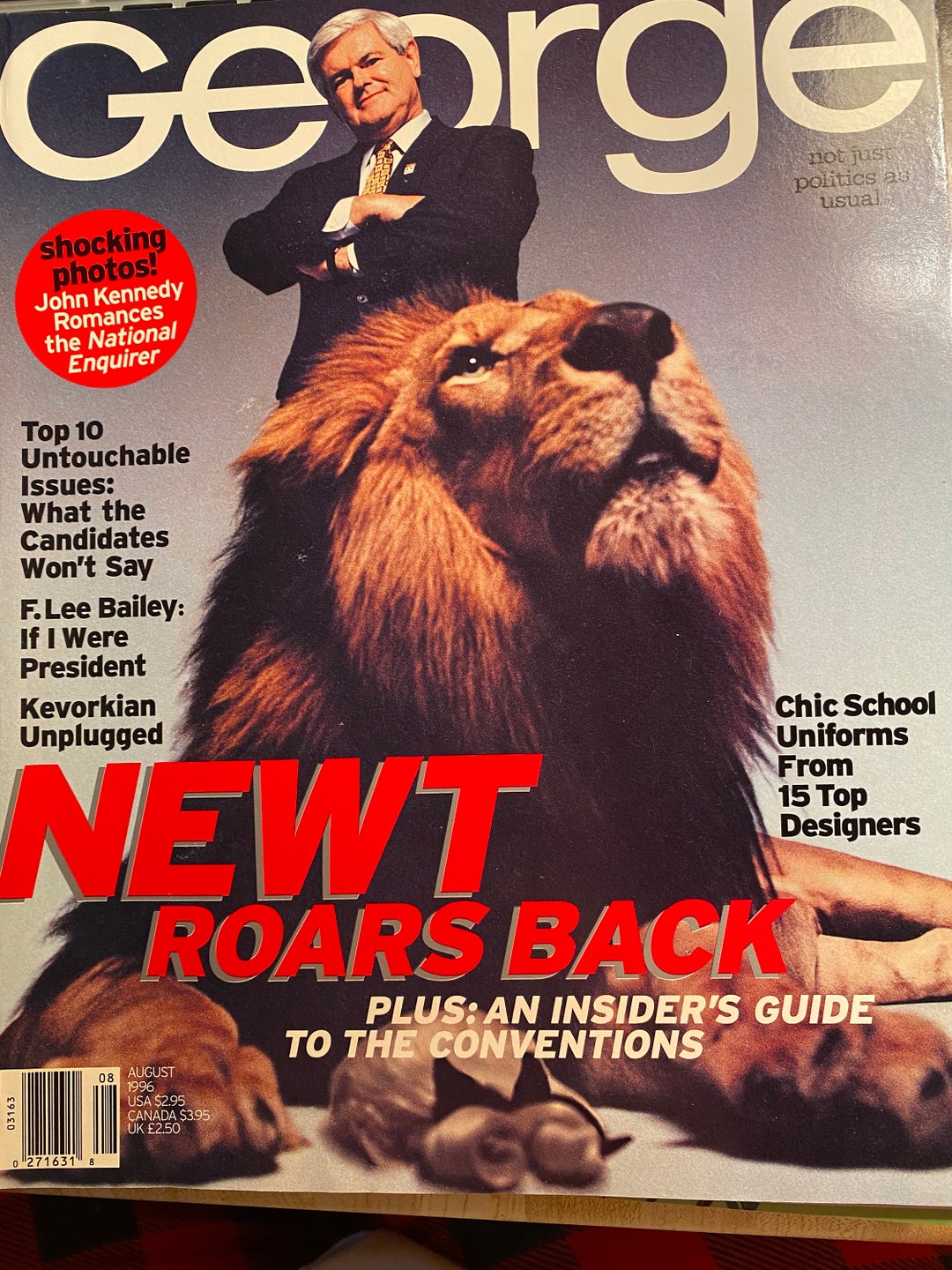 George Magazine 6th Issue - Etsy