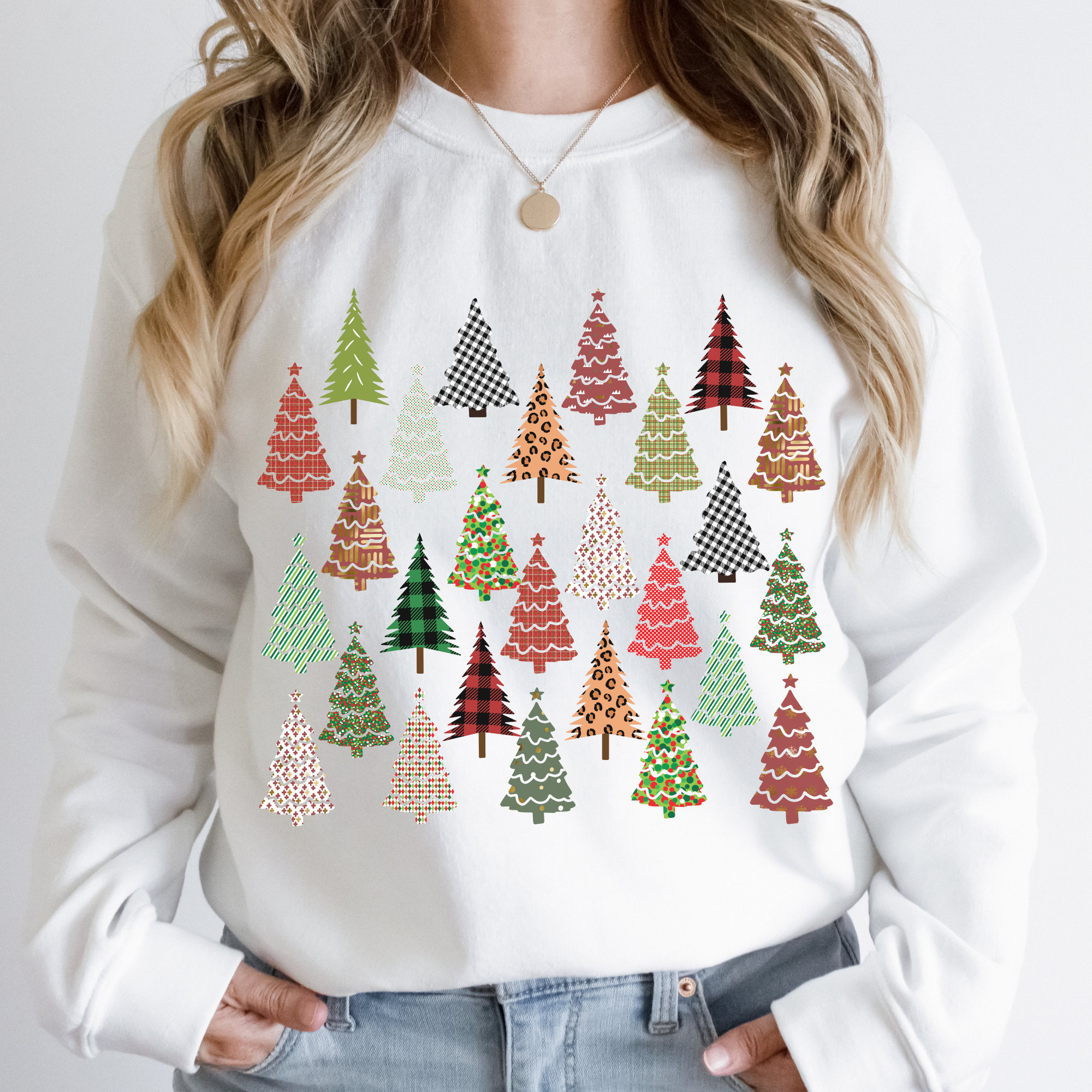 Christmas Tree Sweater Simple Christmas Sweaters Christmas - Etsy Canada