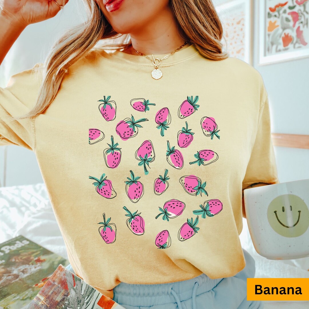 Comfort Colors® Strawberry Top Gift for Strawberry Lovers Strawberry ...