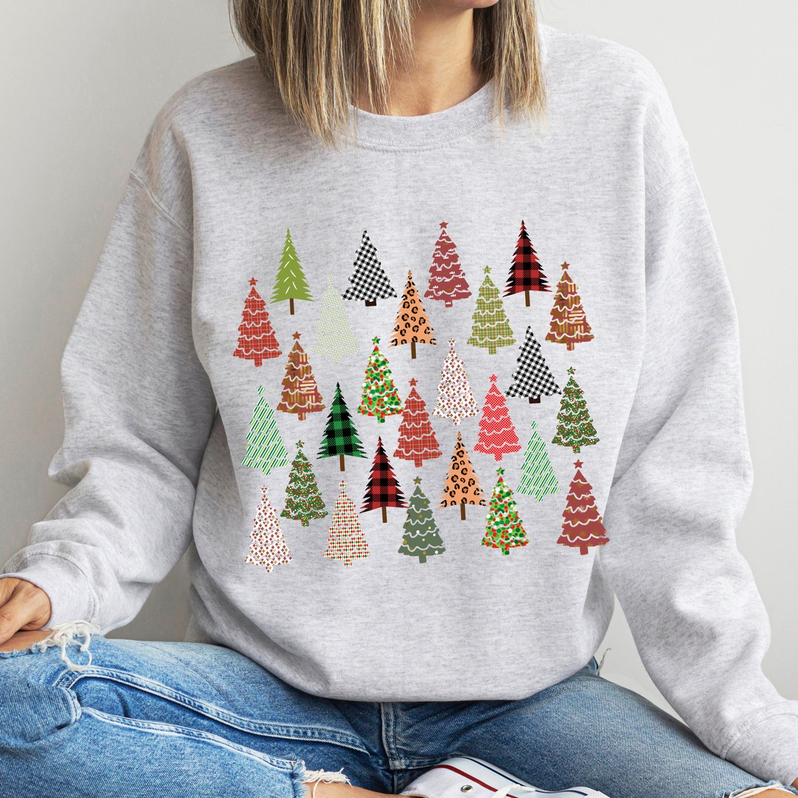 Christmas Tree Sweater Simple Christmas Sweaters Christmas - Etsy Canada
