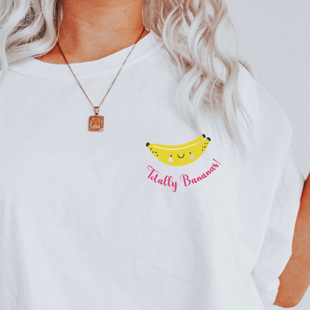 Banana Shirt Fruit Shirt Cottagecore Clothes Totally Bananas Cute Fruit ...