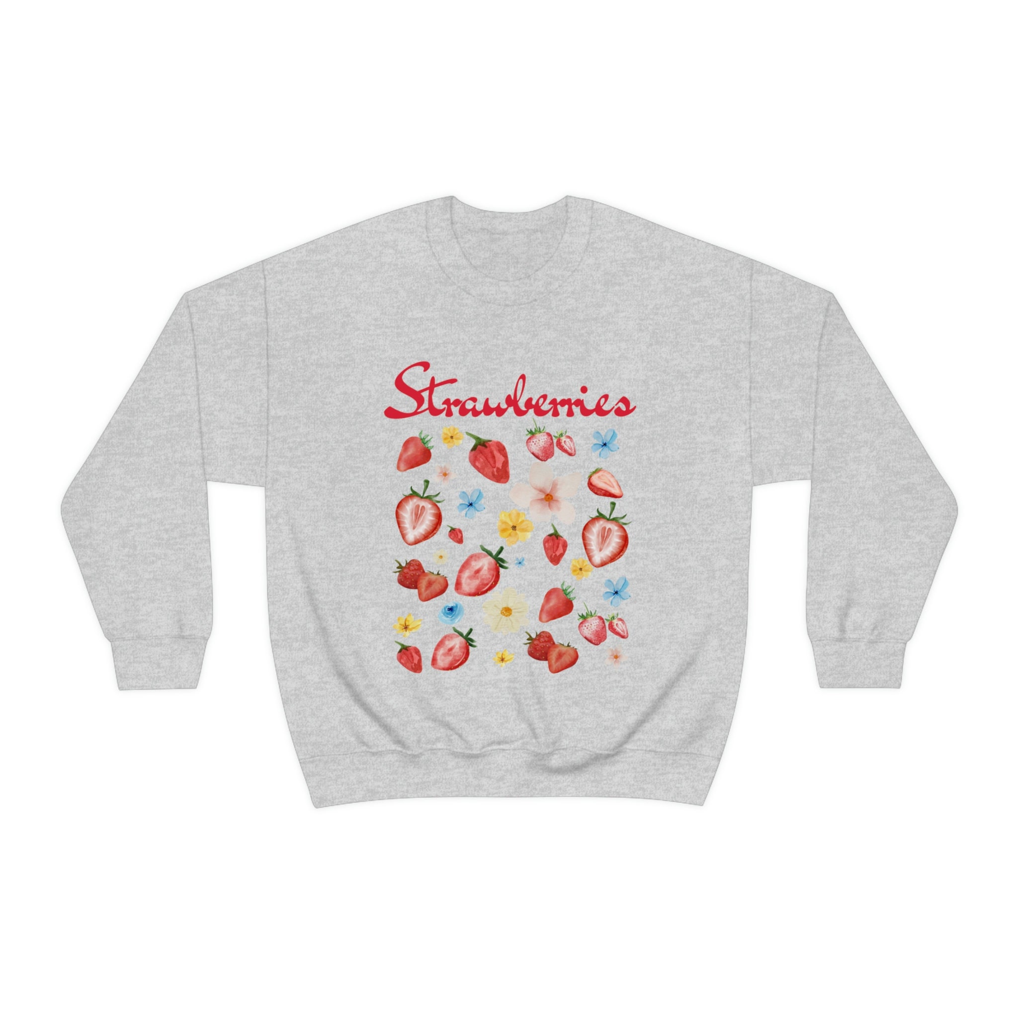 Strawberry Sweater Cute Strawberry Sweater Strawberries Watercolor ...