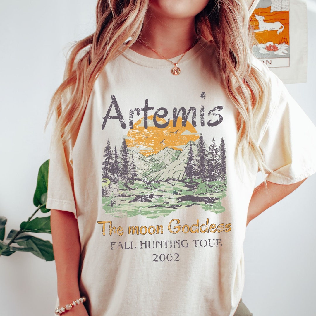Camp Halfblood Shirt Percy Shirt Greek Gods Artemis the Moon Goddess Tee Hunters Tshirt Heroes ...