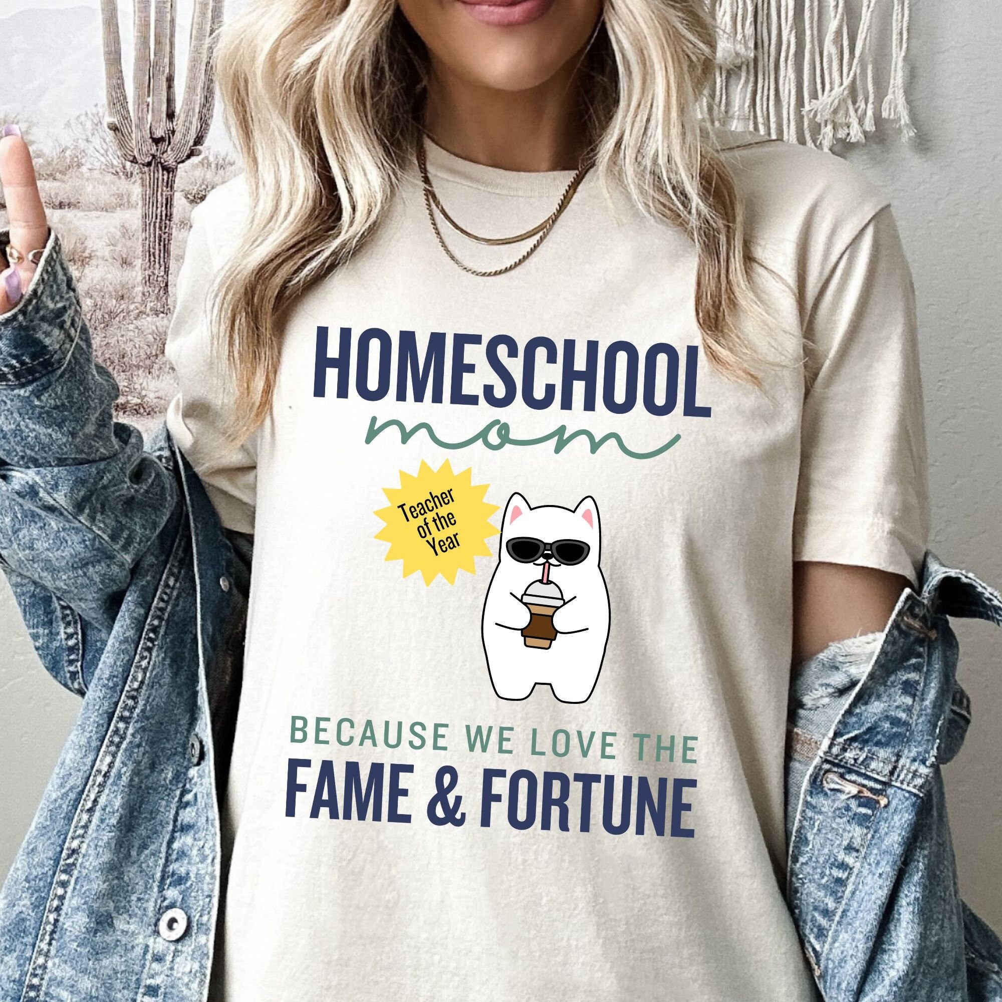 Homeschool Mom Shirt para Homeschooling Mom Gift para Homeschool Mama ...