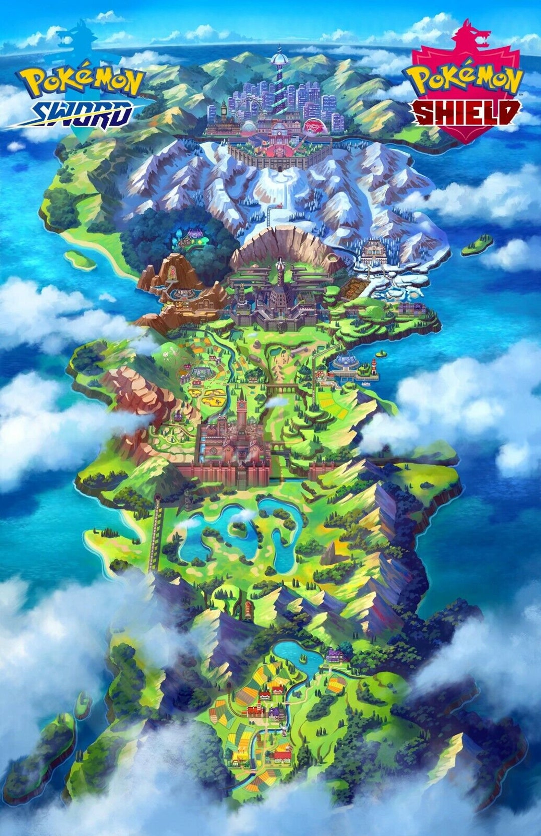 Pokemon Sword and Shield Poster - Etsy