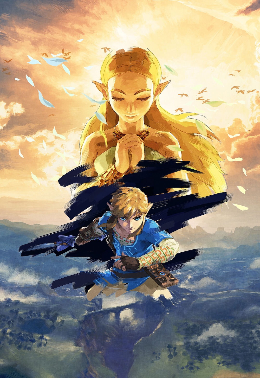 The Legend of Zelda BOTW Poster - Etsy
