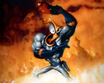 Retro Remastered Earthworm Jim Poster - Etsy