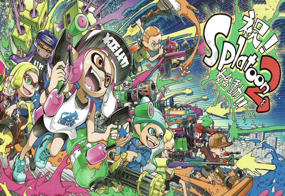 Splatoons 2 Poster - Etsy