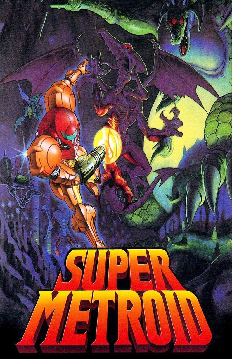 Super Metroid SNES Poster - Etsy