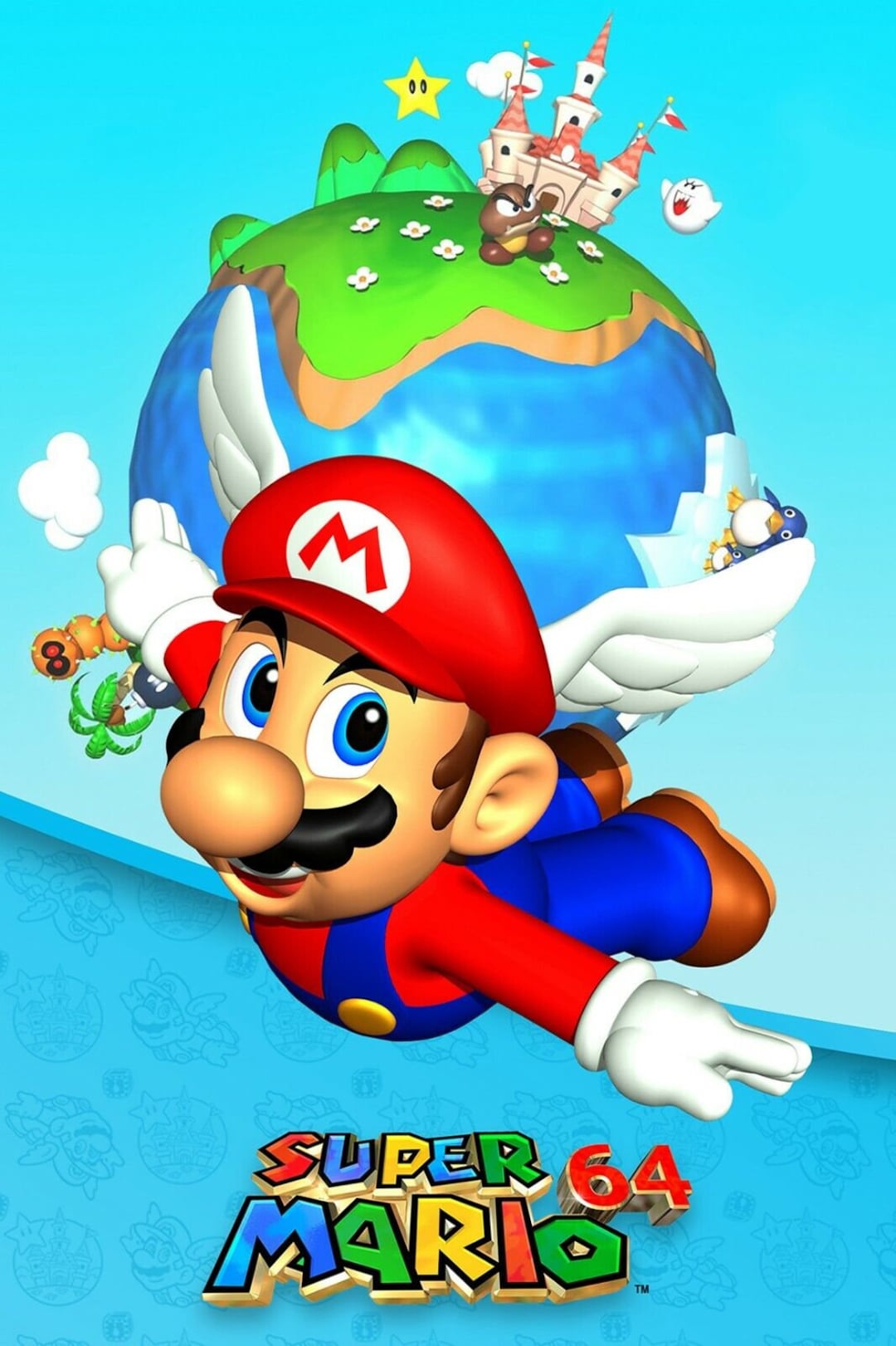 Super Mario 64 Poster Digital Prints Etsy