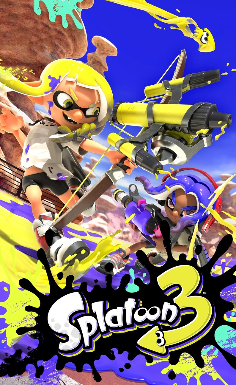 Splatoons 3 Poster - Etsy