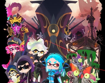 Splatoon 2 Anniversary Poster 13x19 - Etsy