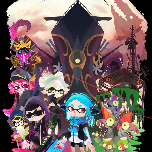 Splatoon 3 Posters - Etsy
