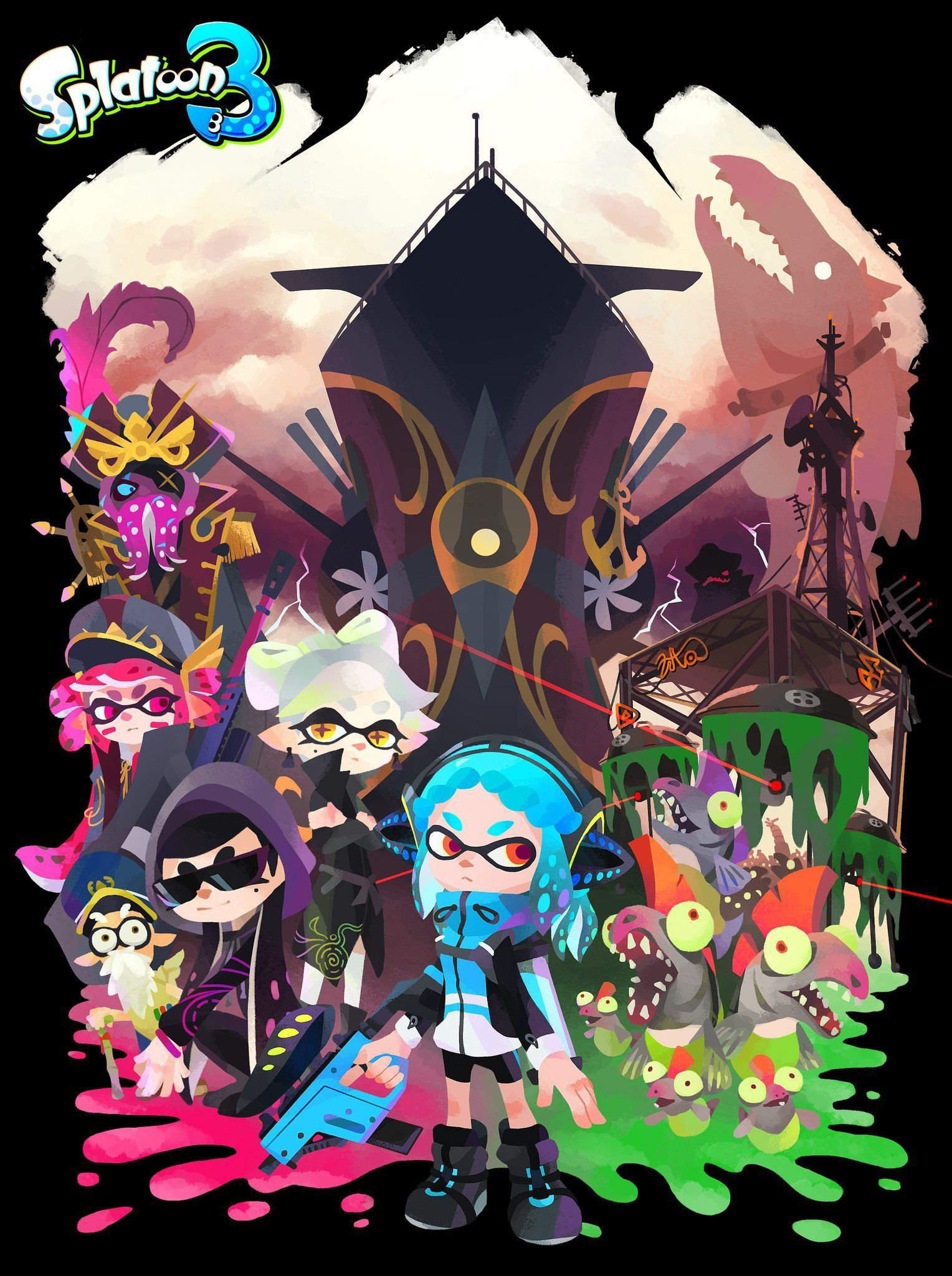 Splatoons 3 Poster 2 - Etsy