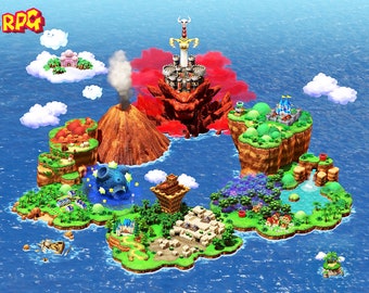 Super Mario RPG Poster - Etsy