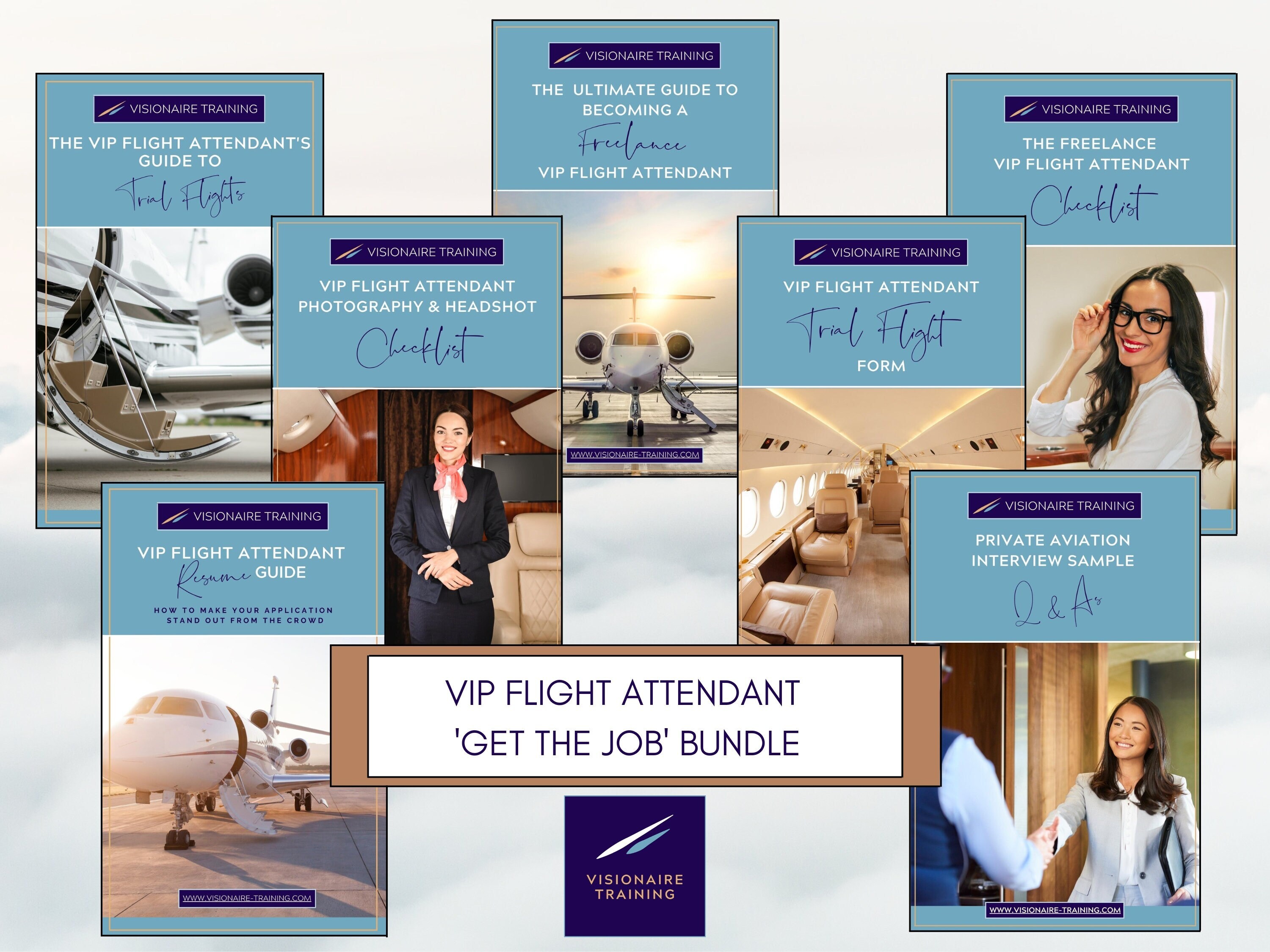 VIP Flight Attendant & Cabin Crew 'get the Job' Bundle Resume Guide ...