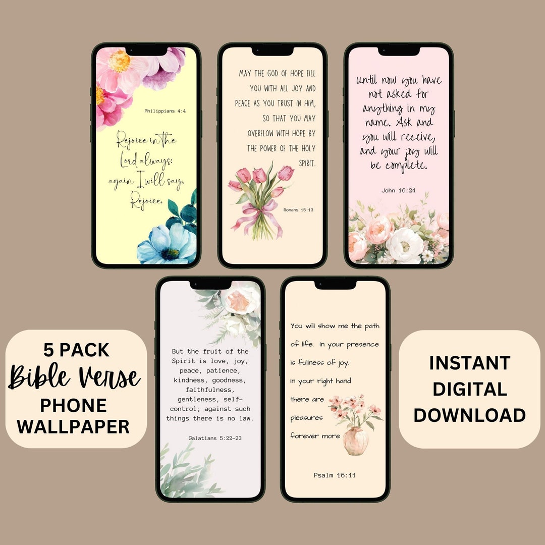 Bible Verse Phone Wallpaper Background, Christian Lockscreen Phone ...