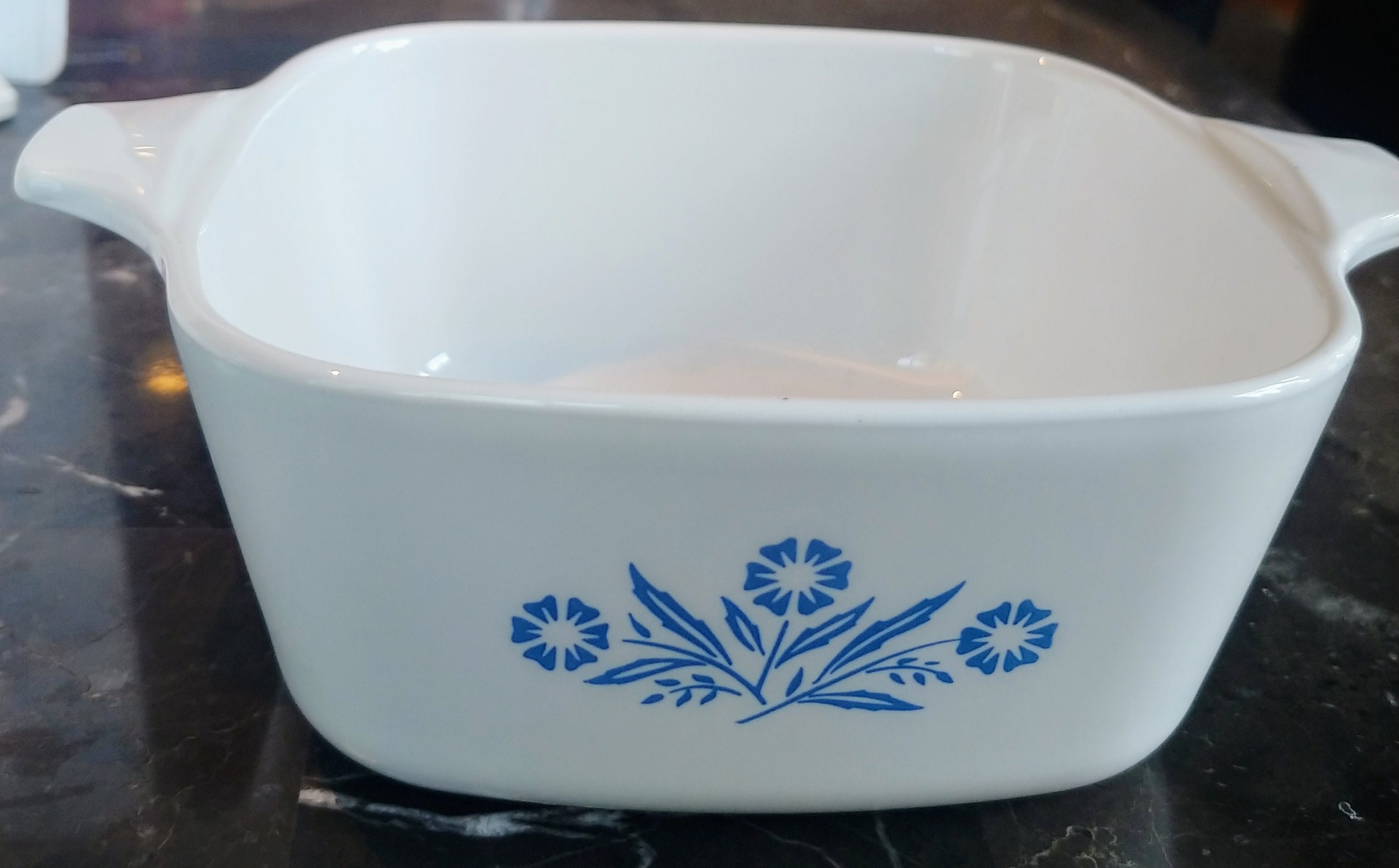 Blue Cornflower Corning Ware Container 700ml, P 43 B, Collectors Item ...