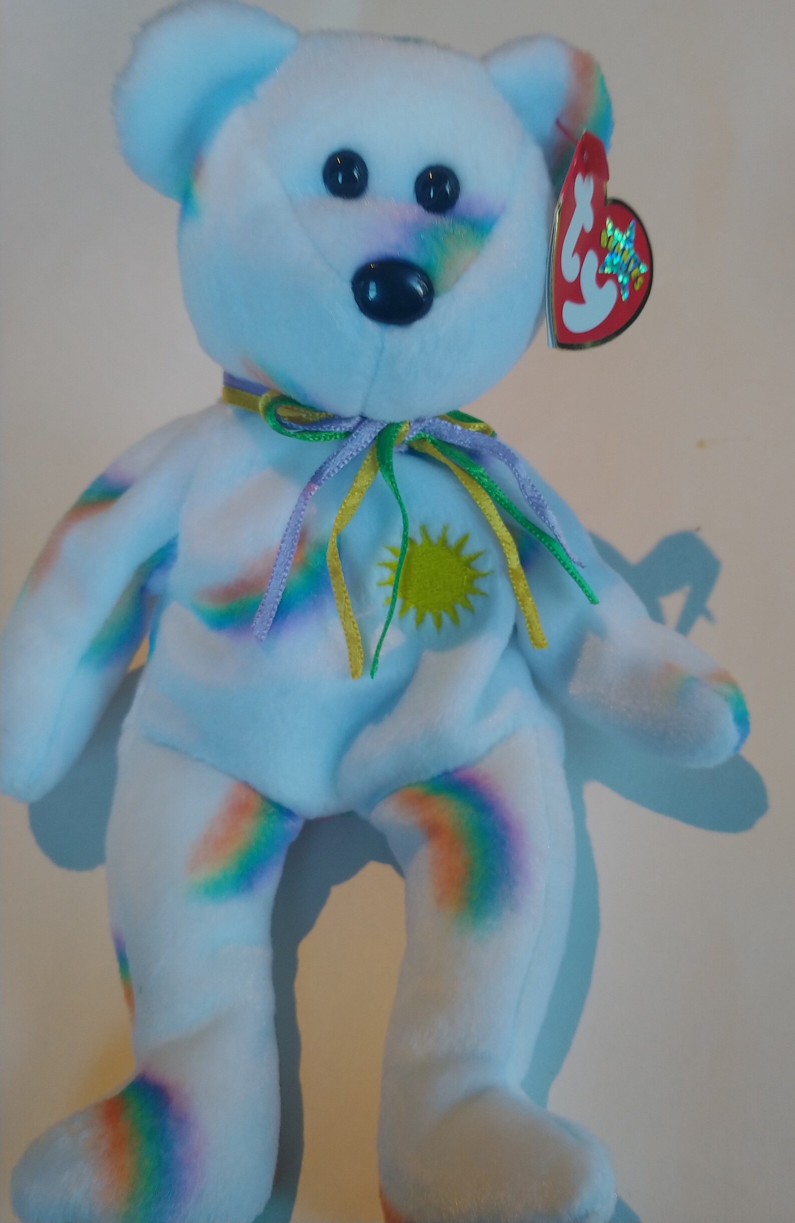 TY Beanie Baby Cheery, Stuffed Bear, Collectors Item - Etsy