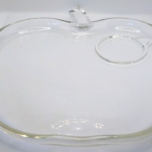 Vintage Apple Glass Serving Dish, Mid Century Apple Plate, Collection ...