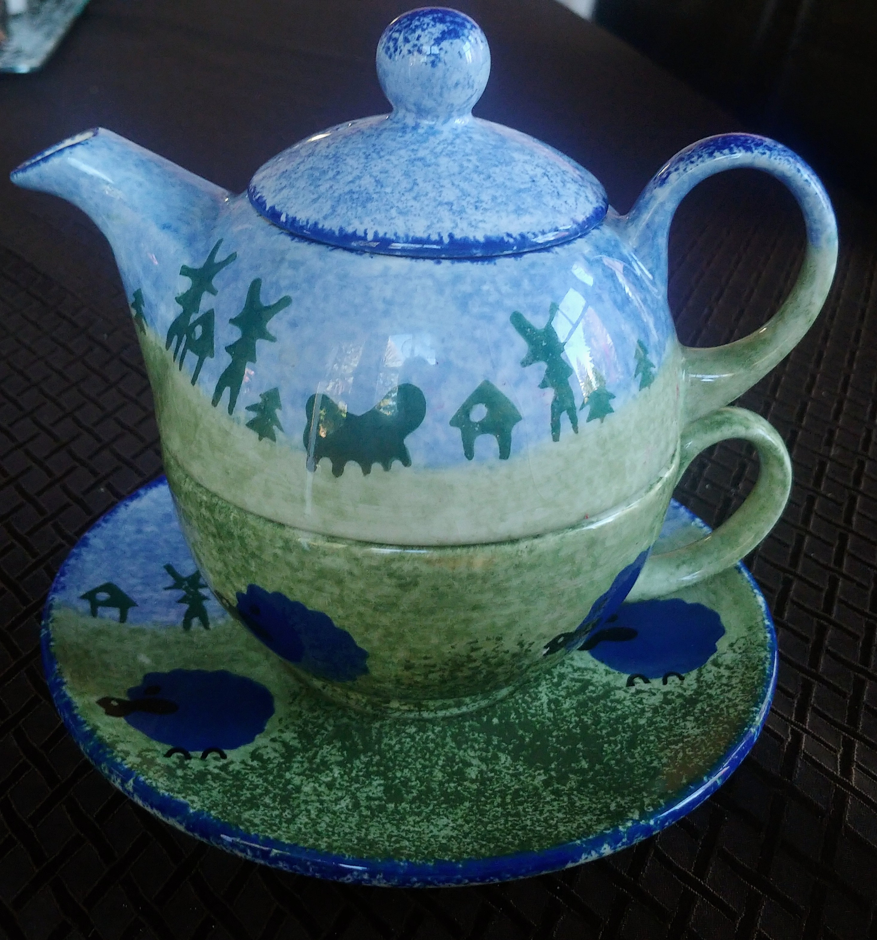 Vintage Arthur Wood Stacked Teapot With Sheep Collectors - Etsy