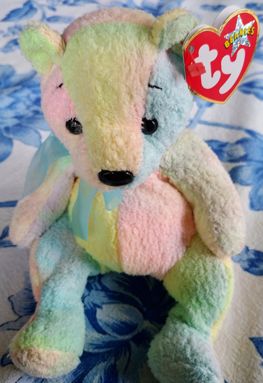 TY Beanie Baby Mellow the Bear, Collectors Item, Stuffed Bear, Unique ...