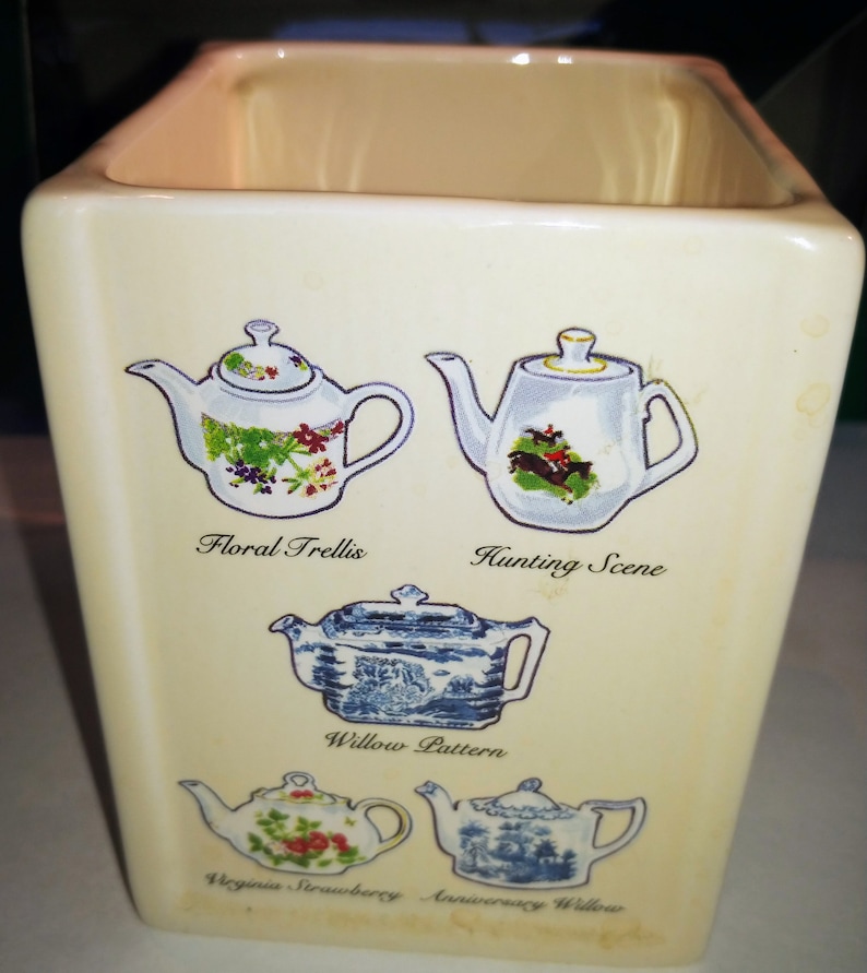 Boxed Ringtons Heritage Collection Teapot Caddy, Tea Bag Holder ...