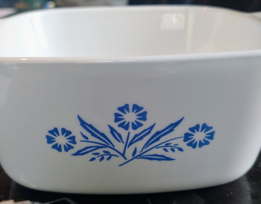 Blue Cornflower Corning Ware Container 700ml, P 43 B, Collectors Item ...
