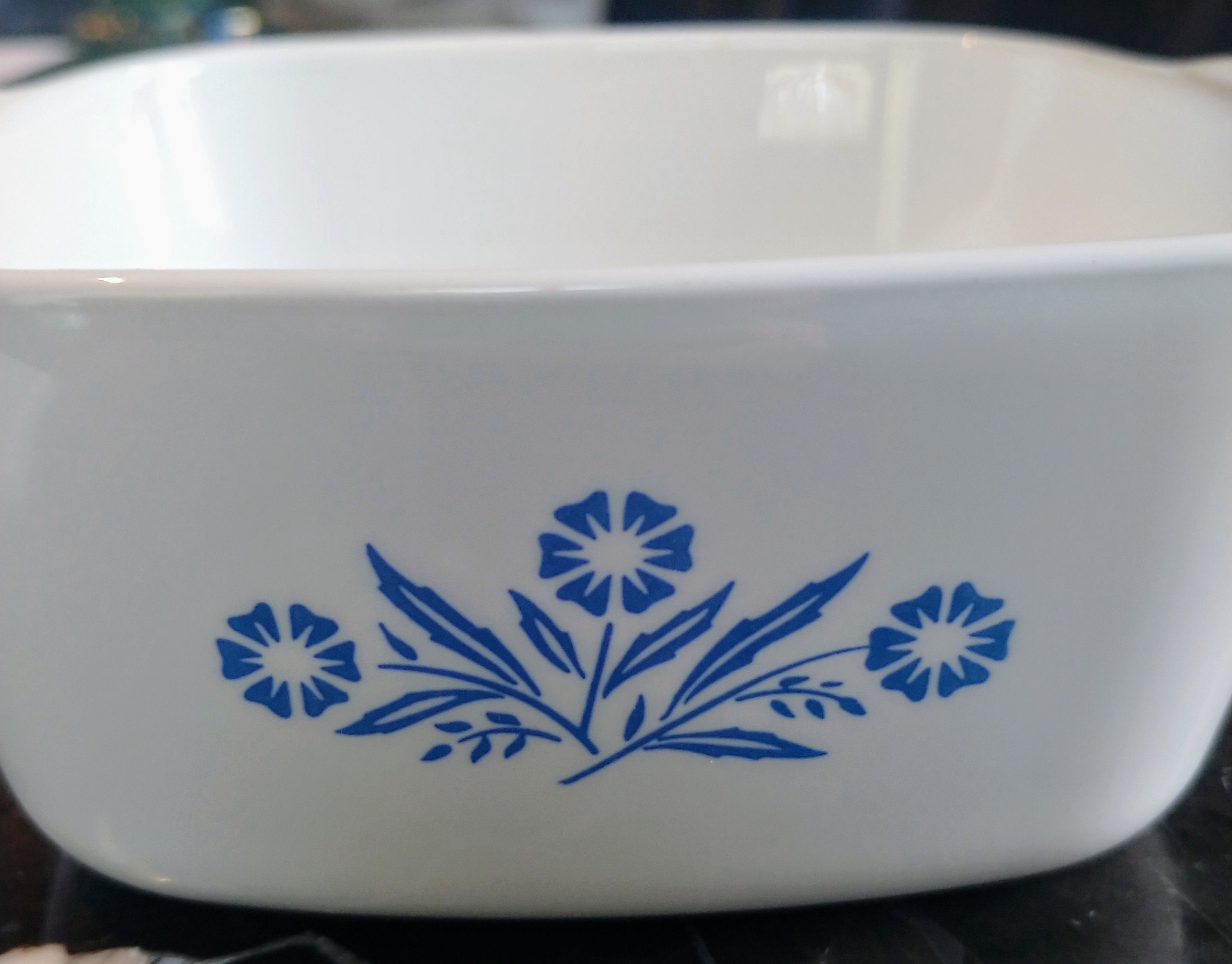 Blue Cornflower Corning Ware Container 700ml, P 43 B, Collectors Item ...