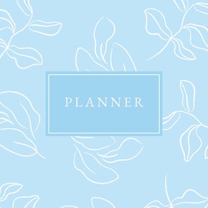 Blue Weekly Planner Notebook - Etsy