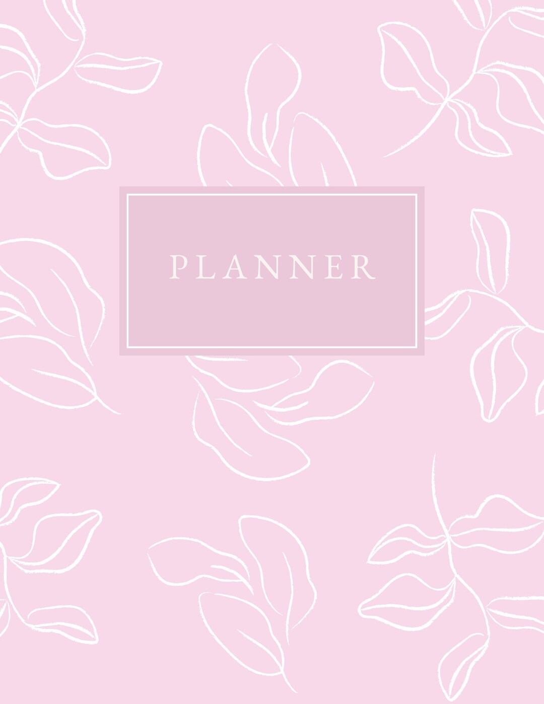 Blush Pink Weekly Notebook - Etsy