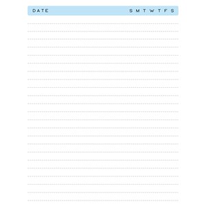 Blue Weekly Planner Notebook - Etsy