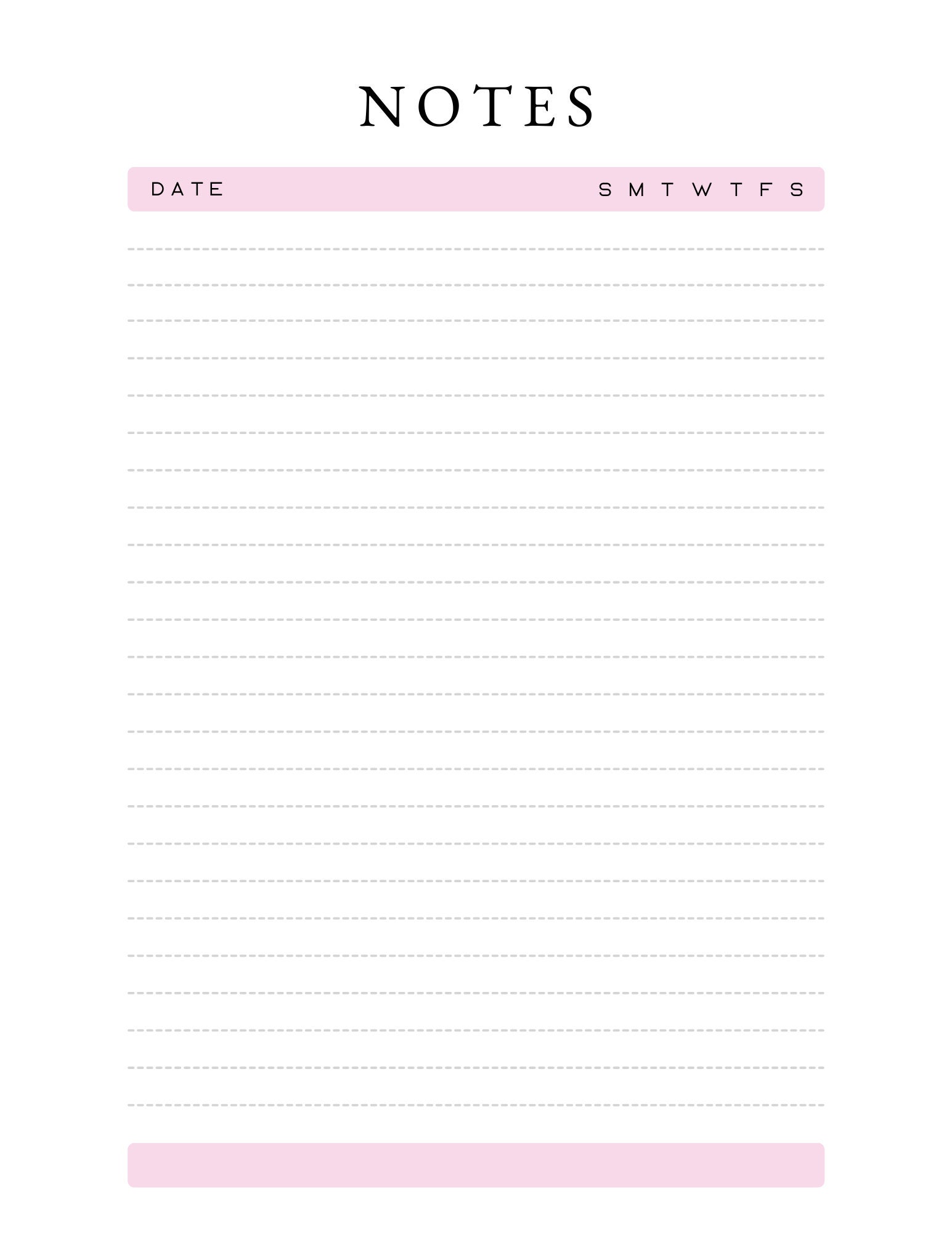 Blush Pink Weekly Notebook - Etsy