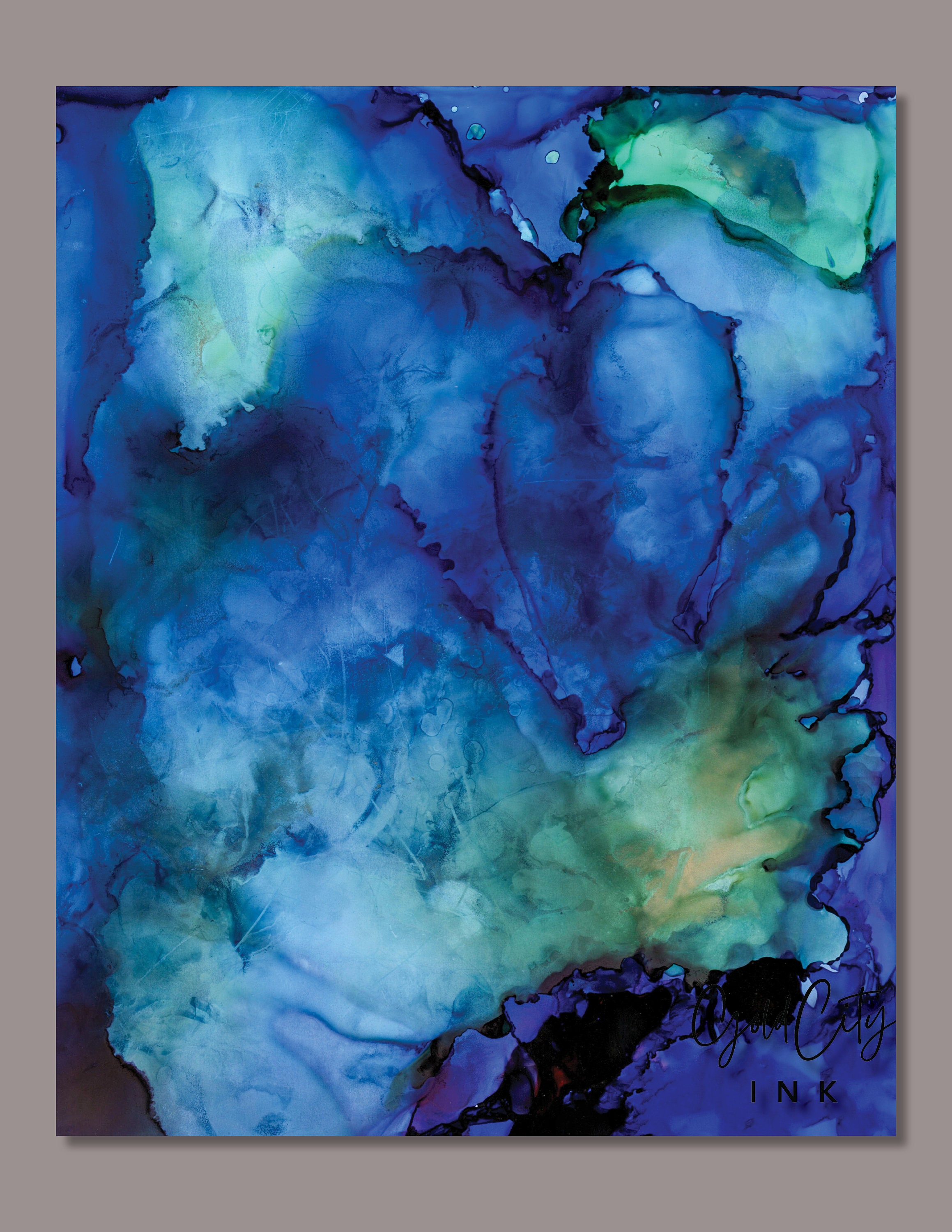 Ocean Blue, Water Abstract, Blue Abstract, Printable Art, Downloadable ...