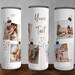 Photo Collage Tumbler: Add Your Own Text, 20oz Skinny Tapered (digital ...