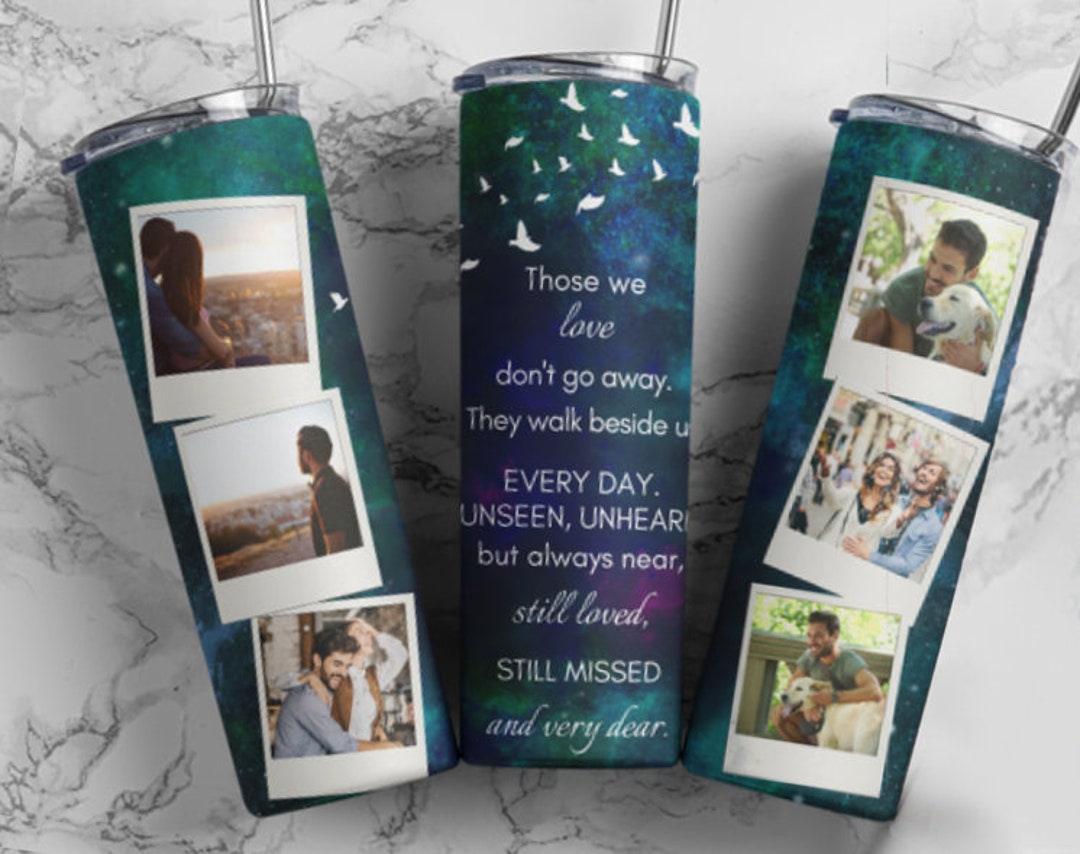 Memorial Photo Tumbler Wrap: Loss of Loved One (digital PNG File) - Etsy
