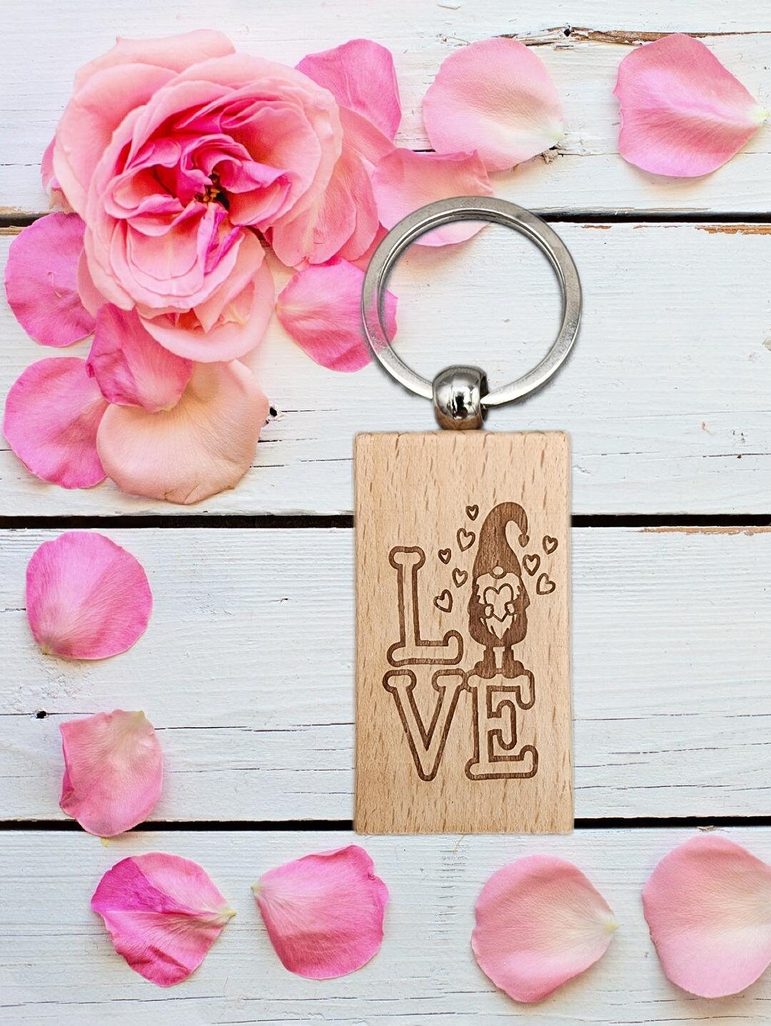 Engraved Keychain, Sweetheart Gift, Keepsake, Girlfriend, Mom, Love ...